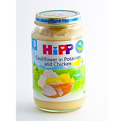 Hipp пюре из цыпленка с цветной капустой и карт 220мл Хип / Мясное ...