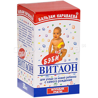 Витаон Бальзам Караваева бэби 30мл / Для полости рта / БАДы / Желудочно ...