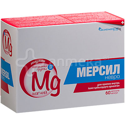 Мерсил Невро (витамины группы В) №60 капсул / Витамины группы В ...
