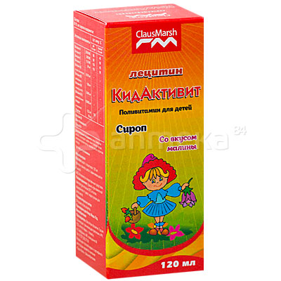 КидАктивит сироп 120мл / Детям с года и старше / Витамины / Витамины ...
